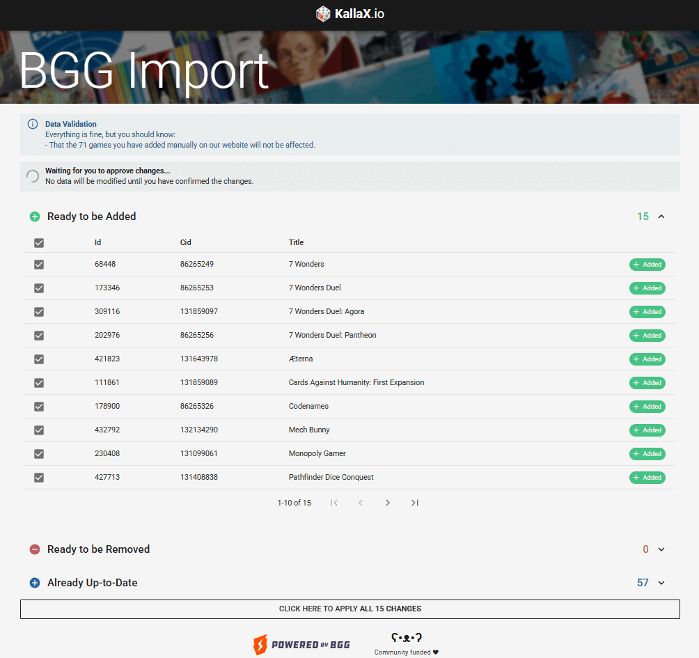 Adding to your Collection - User Guide | KLX House Rules